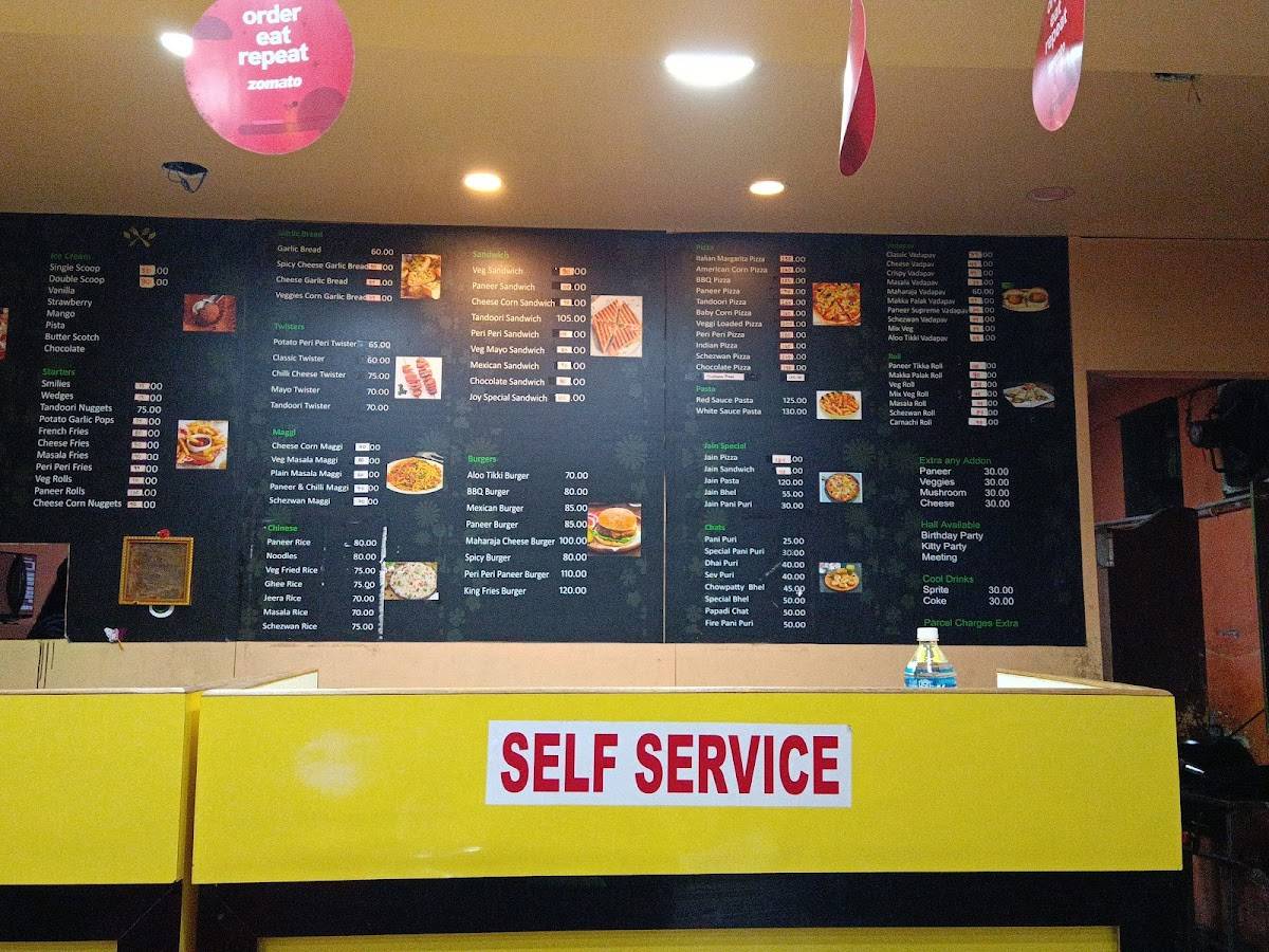 Menu at JOY CAFE, Hosapete