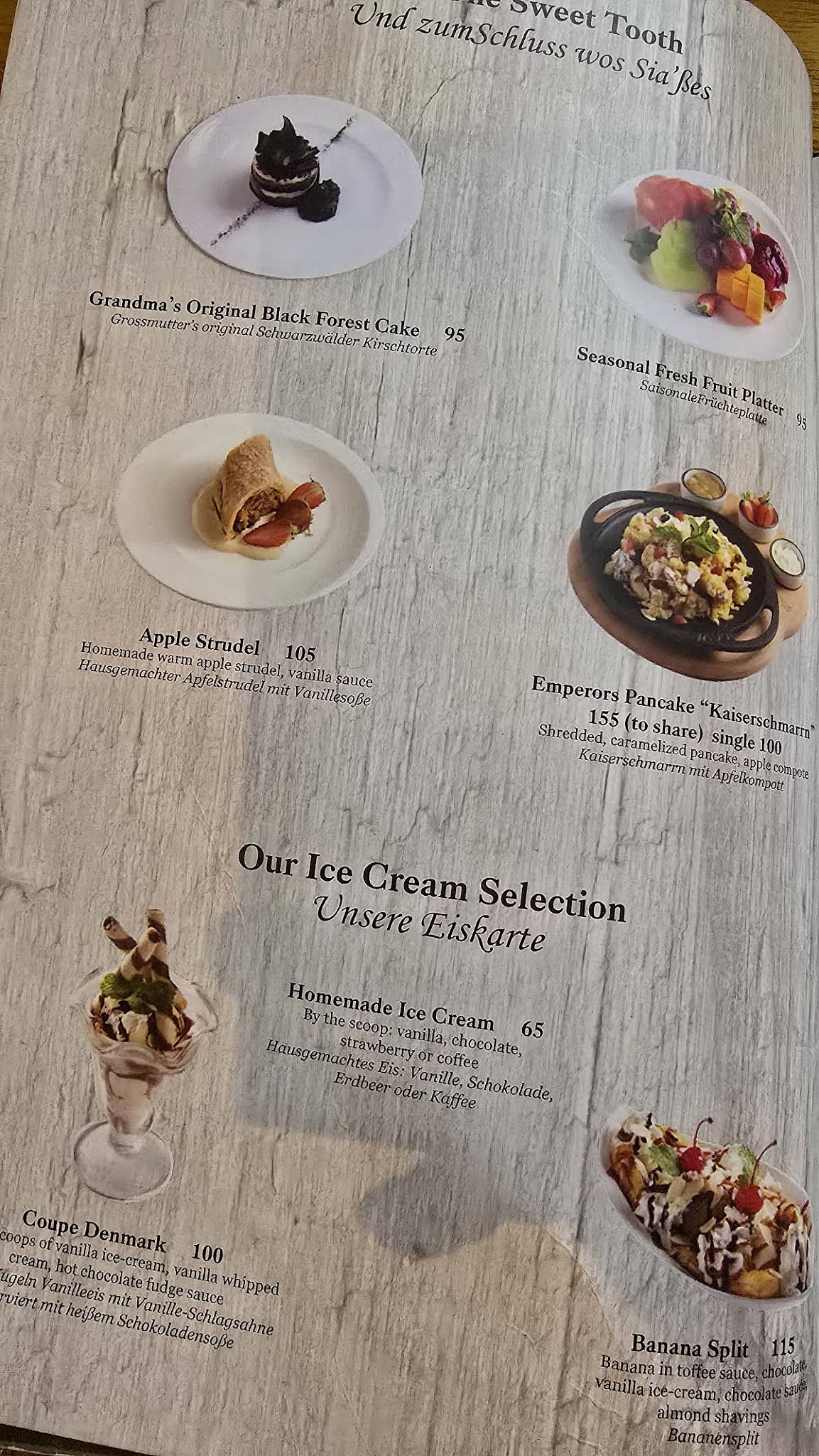 Menu at Paulaner Bräuhaus restaurant, Jakarta, Jl. MH Thamrin No.1