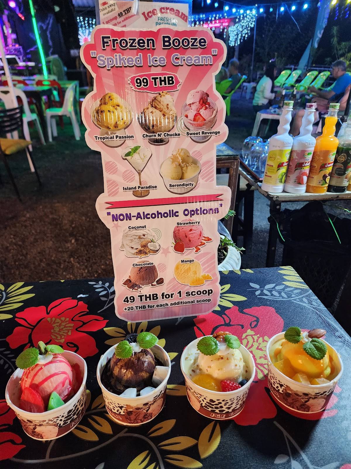 Menu at Jamminz Beach Bar Samui, Ko Samui