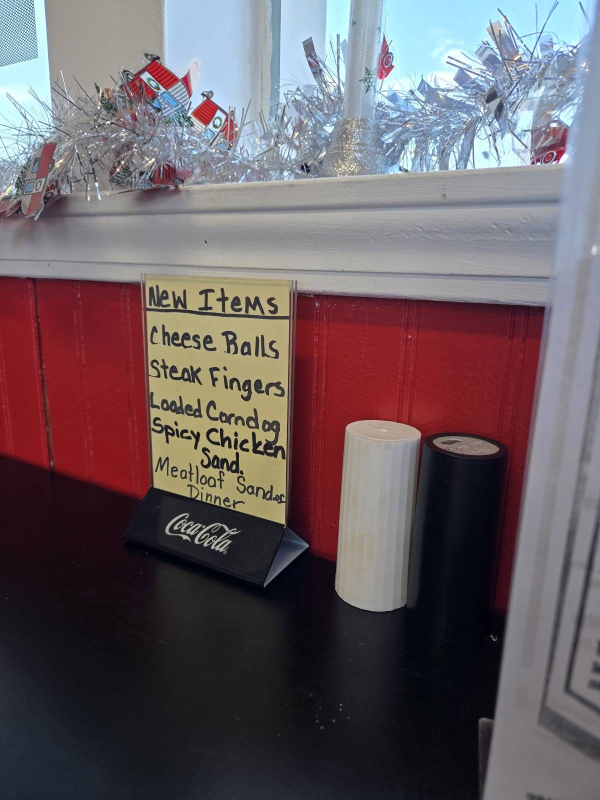 Menu at Jim Dandy Drive in restaurant, Portsmouth