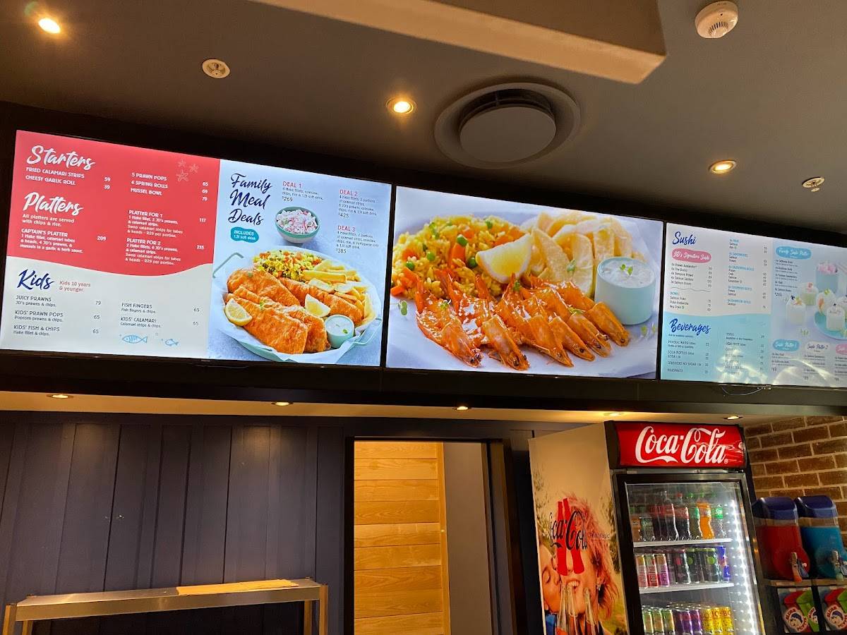 Menu at John Dory’s Fish & Sushi GrandWest restaurant, Cape Town