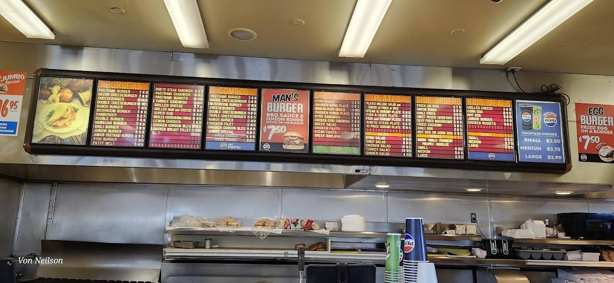 Menu at Jumbo Burgers fast food, Ogden, W 2700 N