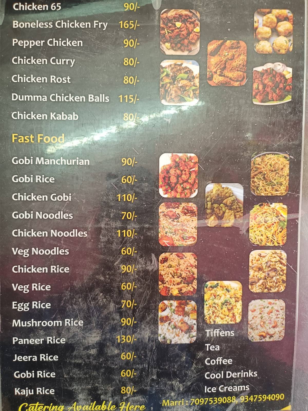 Menu at KARPAGA VINAYAKA FAST FOODS, Tirupati