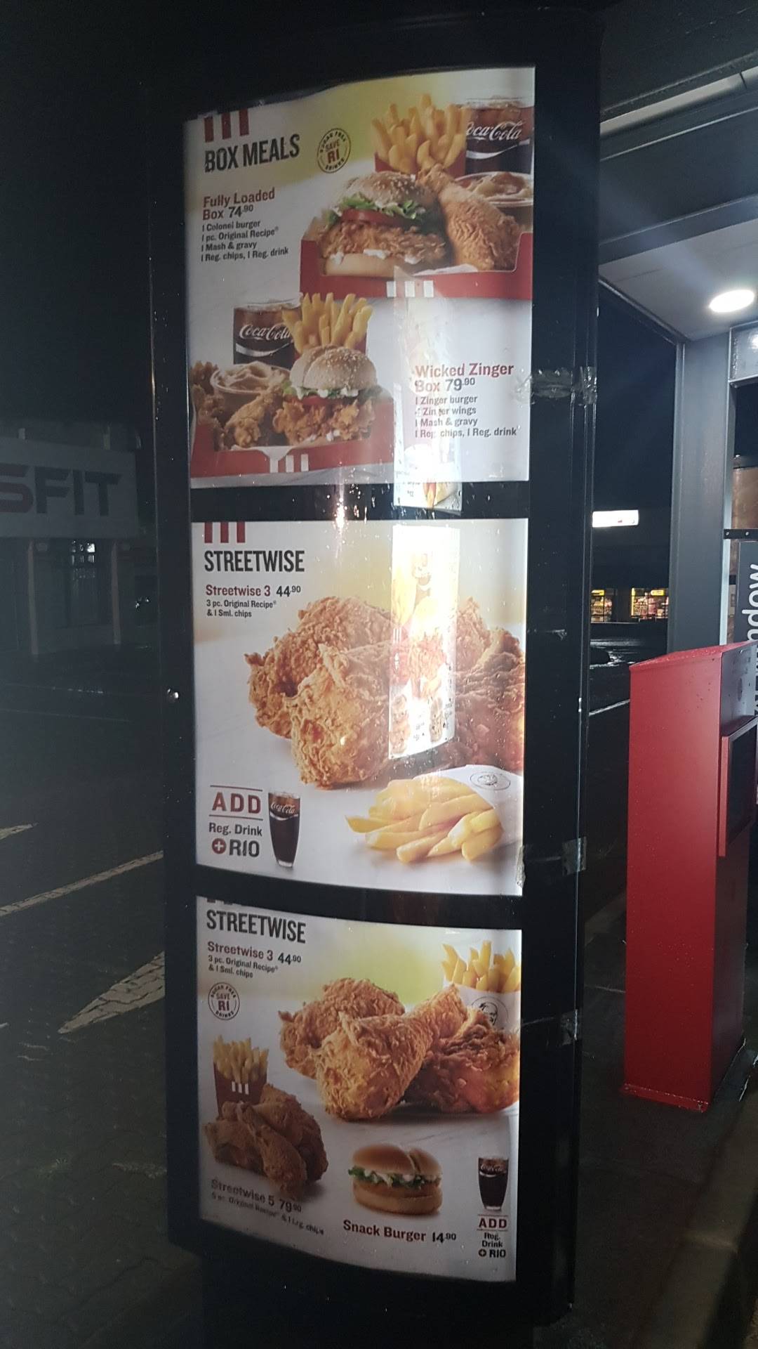 Menu at KFC Piet Retief Woodhill Mall restaurant, Piet Retief, Woodhill ...