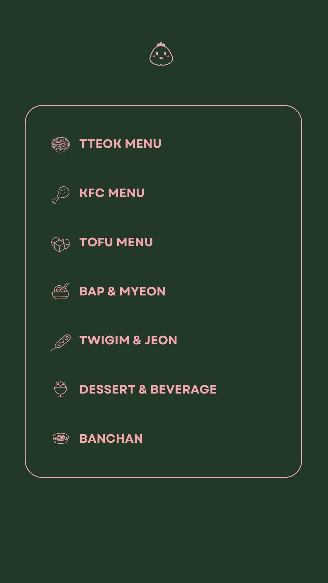 Menu at KINI, Pune