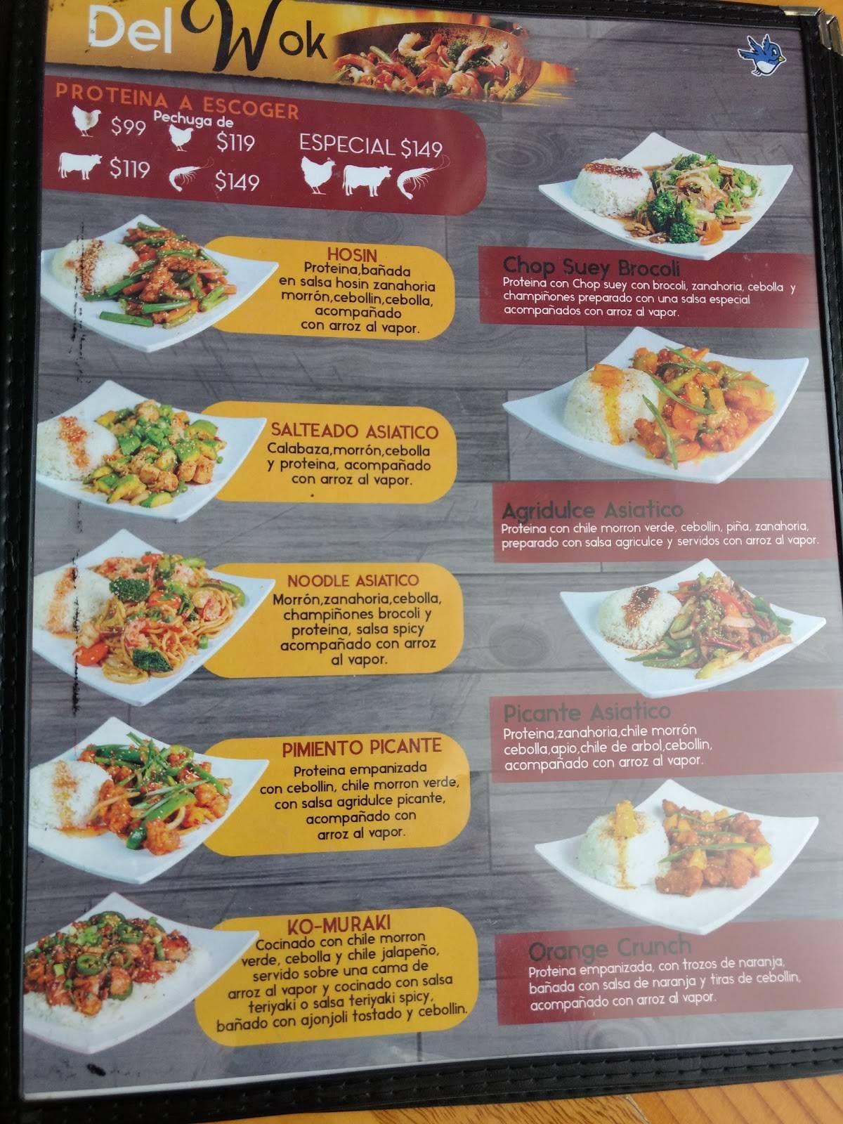 Carta del restaurante KOTORI WOK, Tijuana