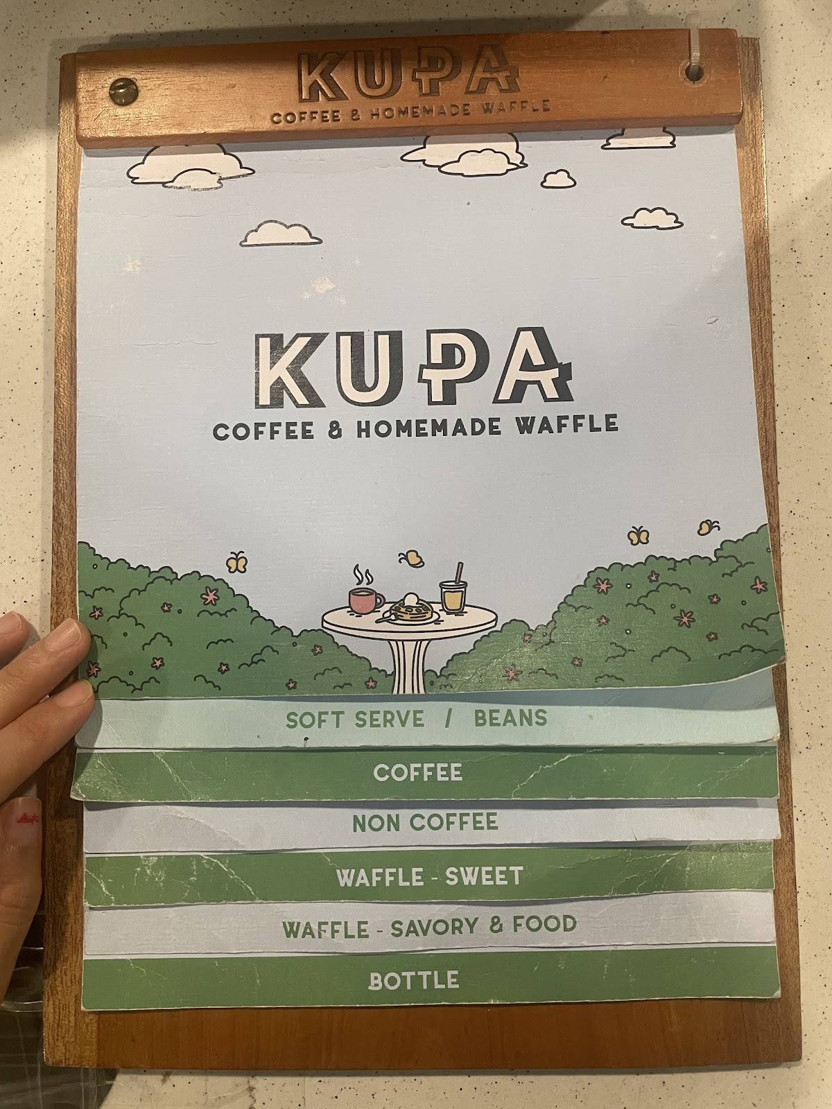 Carta del restaurante KUPA - Coffee & Homemade Waffle, Yakarta, Metro ...