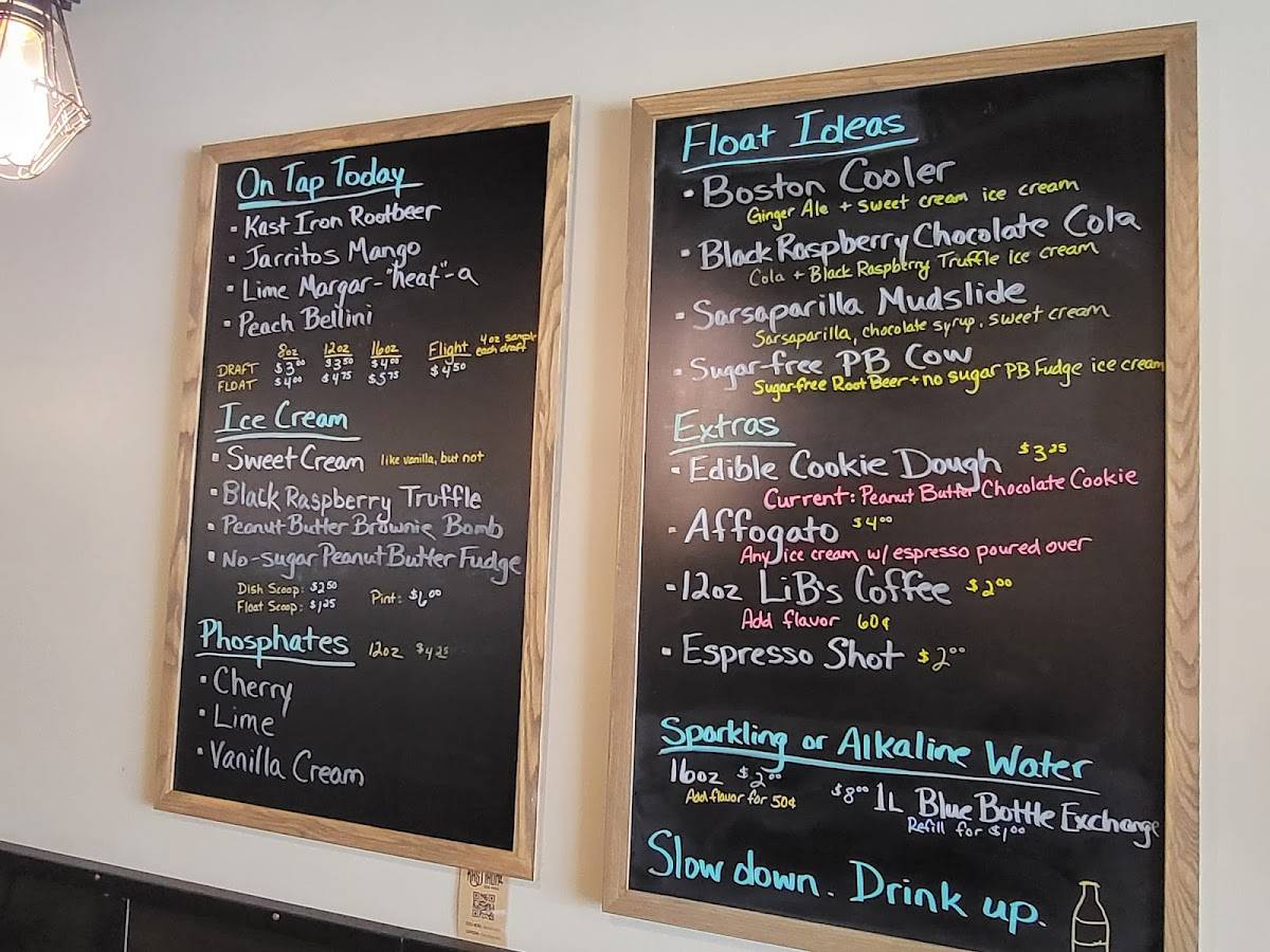Carta del pub y bar Kast Iron Soda Works, Salem