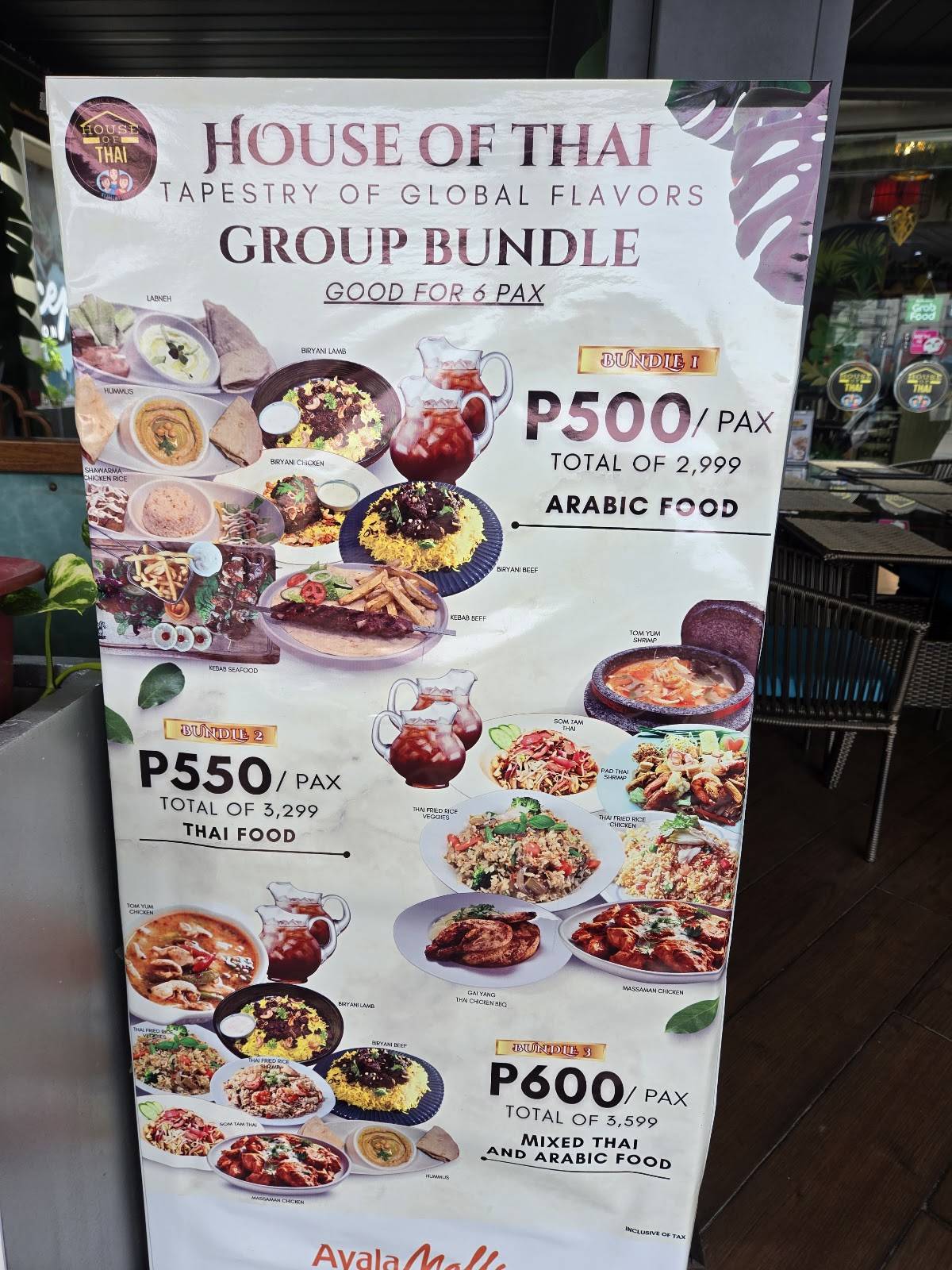 Menu at Kezella Foods House of Thai - Ayala Malls, Manila Bay ...