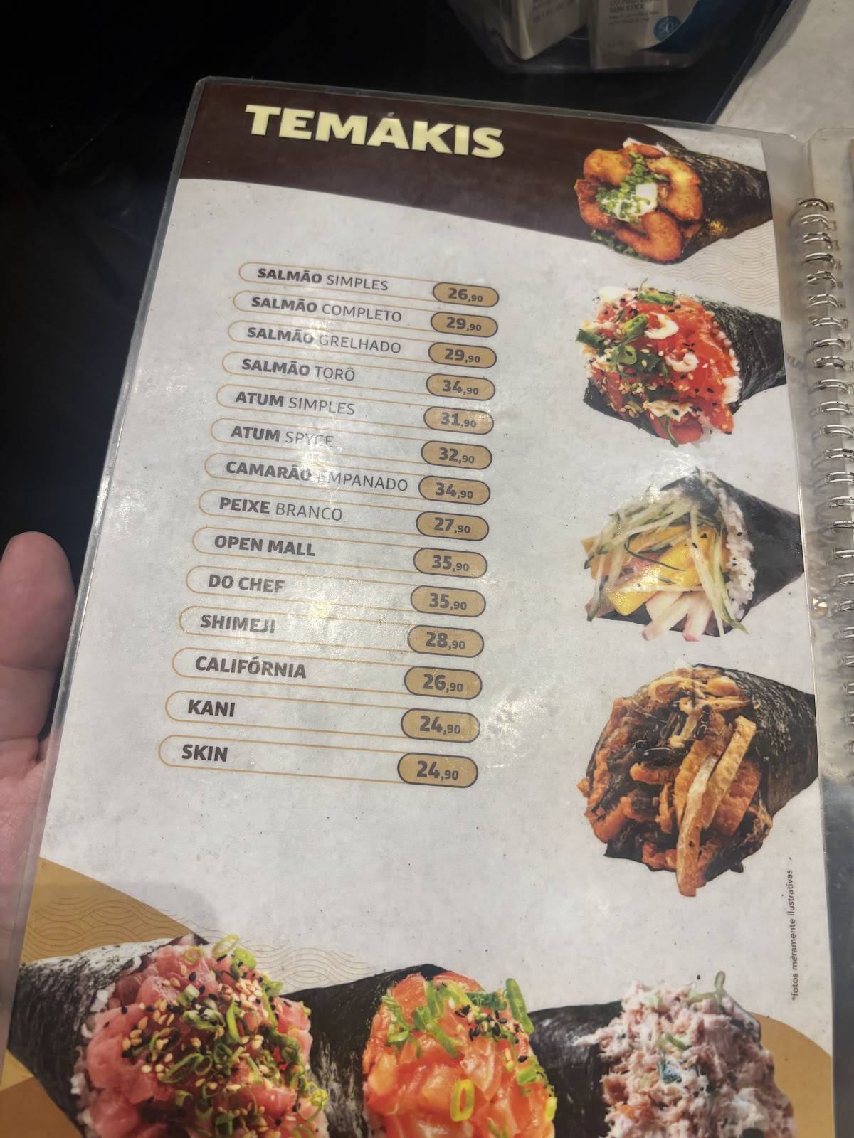Menu em Kida Sushi The Square restaurante, Cotia