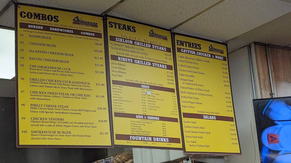 Menu at Kinfolks Restaurant, Nacogdoches