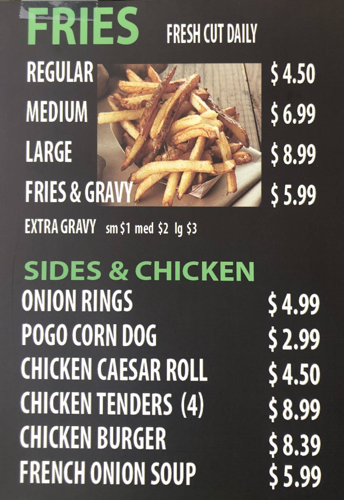 Menu at Big Bites Kingston restaurant, Kingston