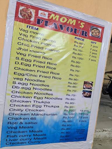 Menu at Kitchen Mom's Flavour, Hyderabad