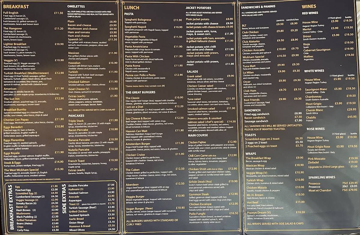Menu at Kitchen West Wickham restaurant, West Wickham, 81 High St