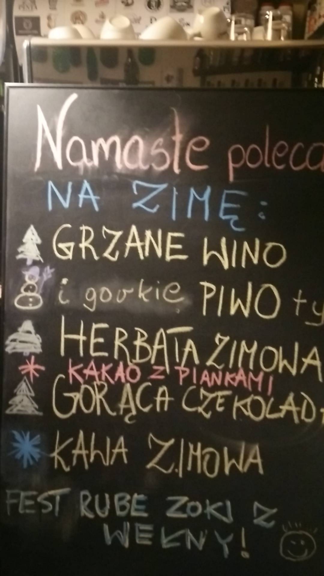 Menu at Klub Podróżników Namaste pub & bar, Katowice
