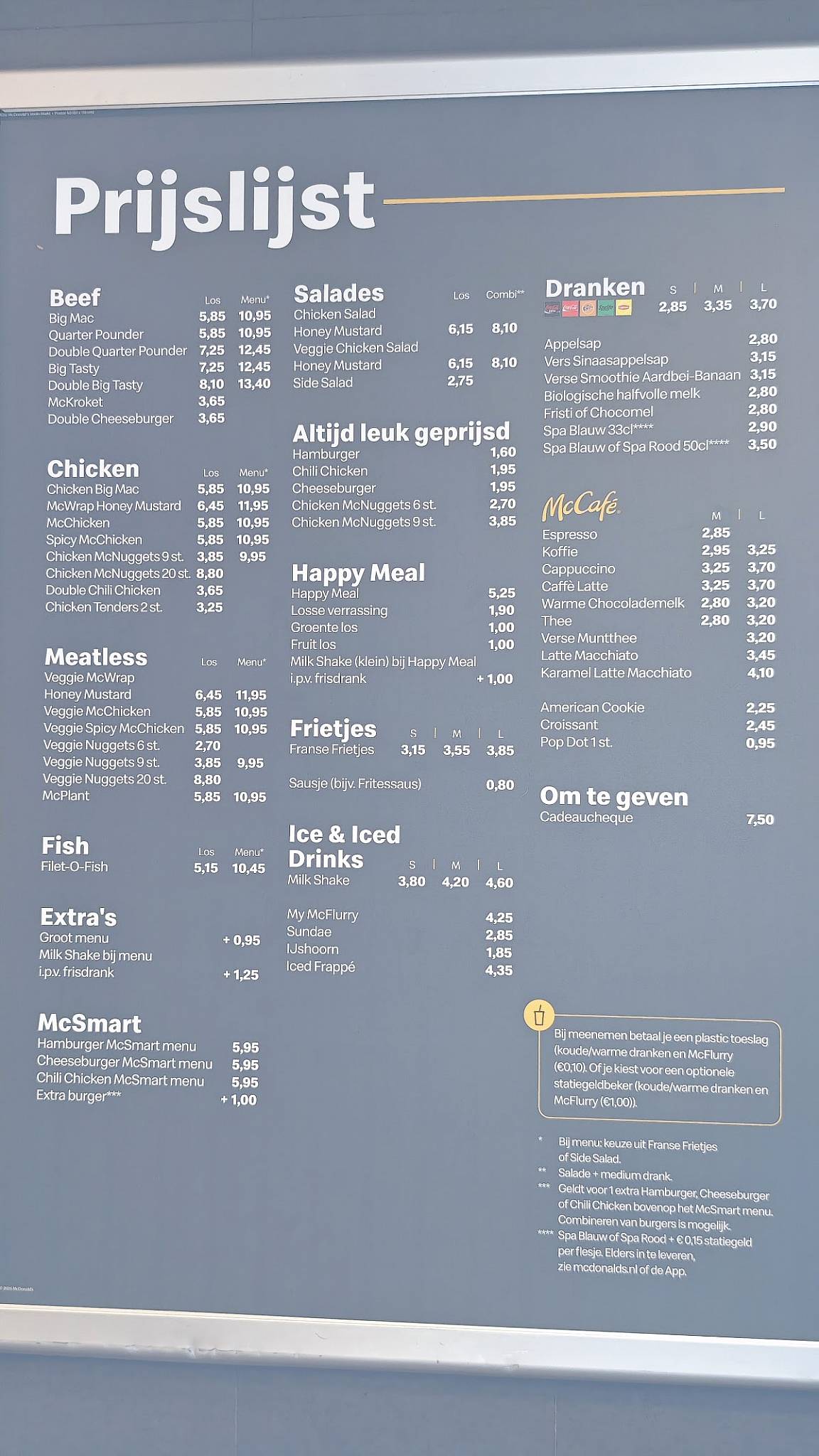 Speisekarte von Koala Express, Venlo