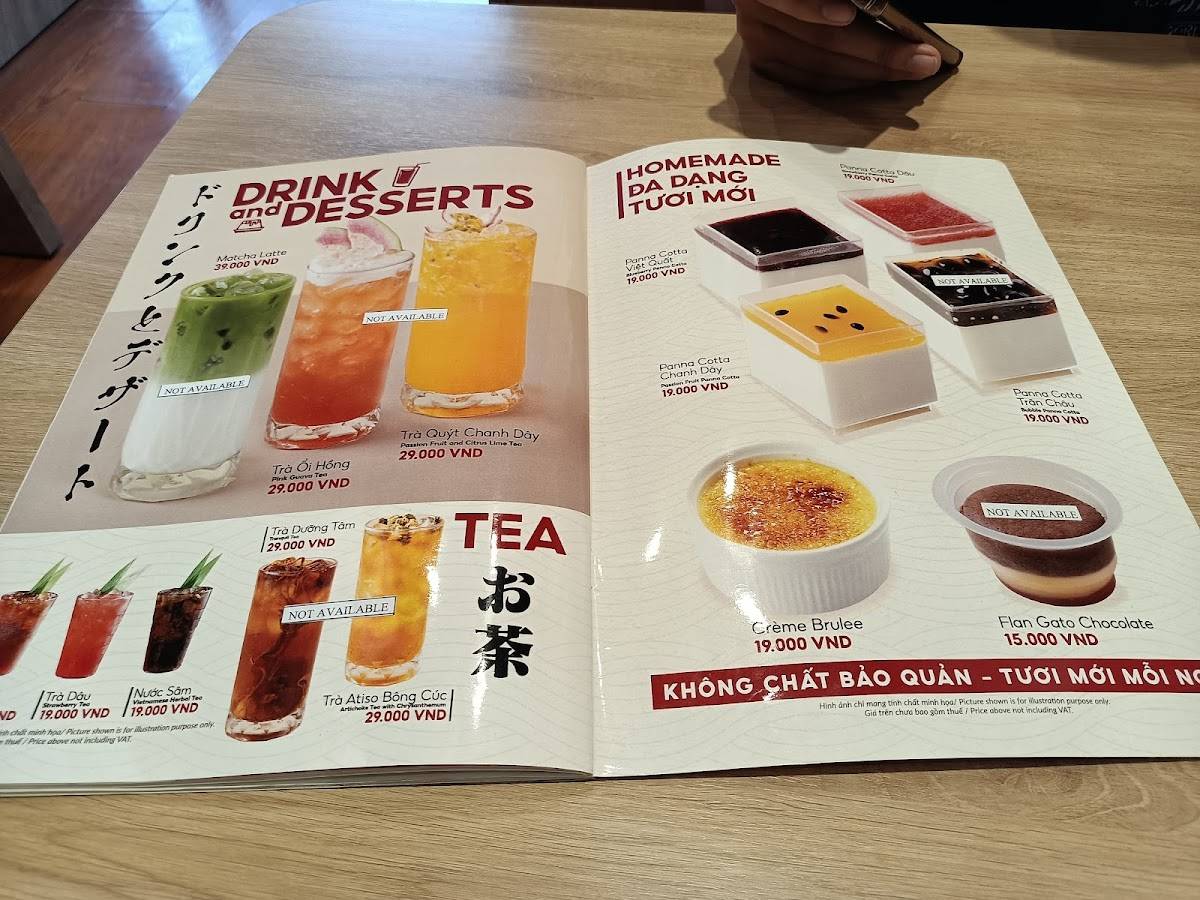 Menu at Kohaku Udon & Ramen - Nguyễn Tri Phương restaurant, Ho Chi Minh ...
