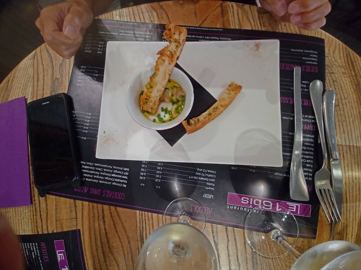 Menu au LE 16 Bis Restaurant, Les Sables-d'Olonne