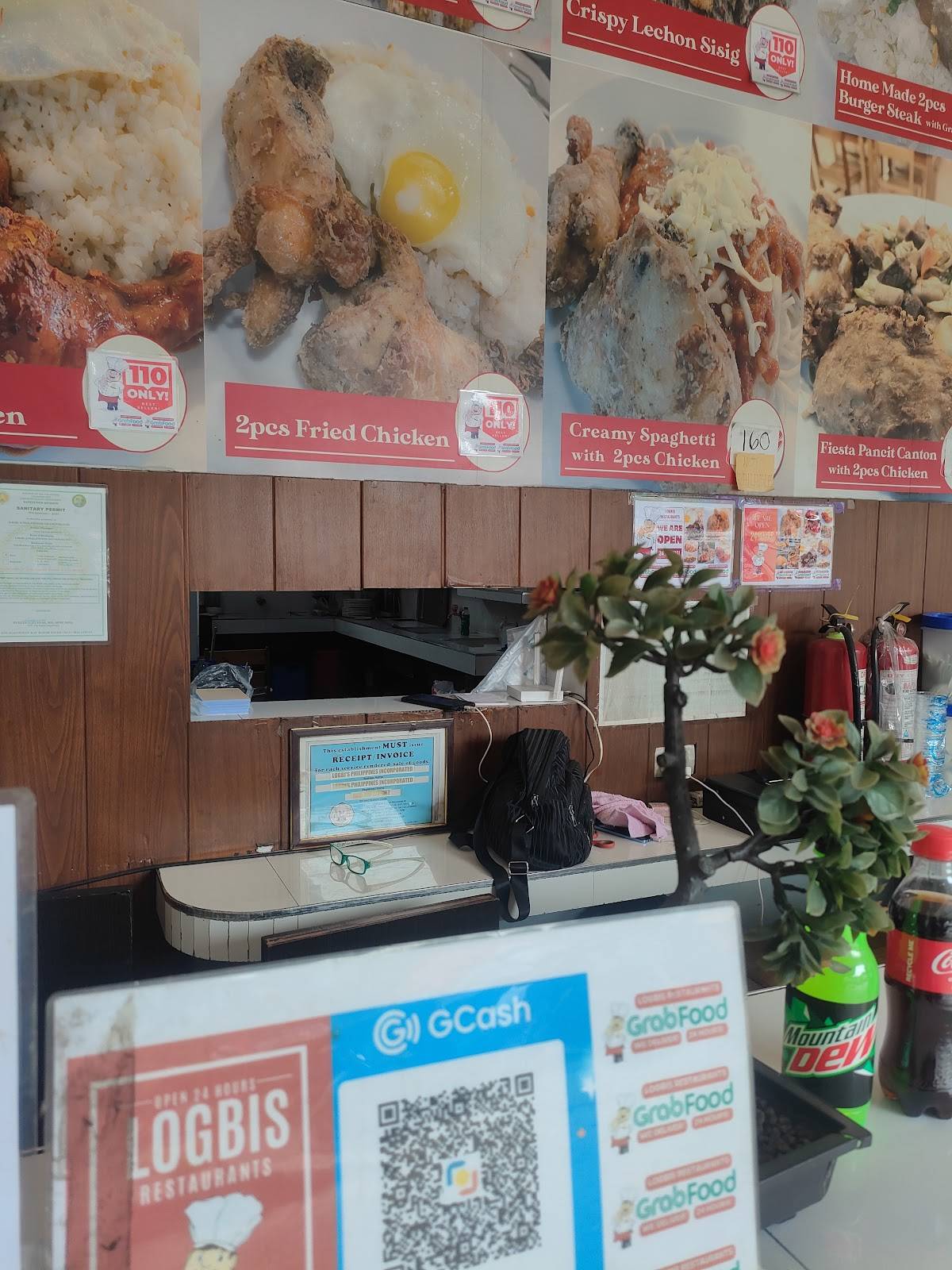 Carta del restaurante LOGBIS, Caloocan
