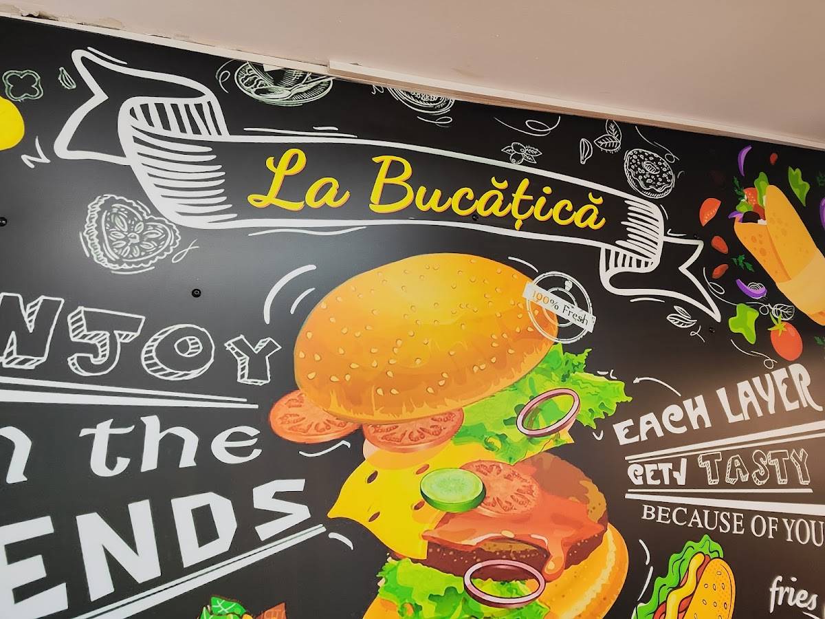 Menu at La Bucatica, Afumați