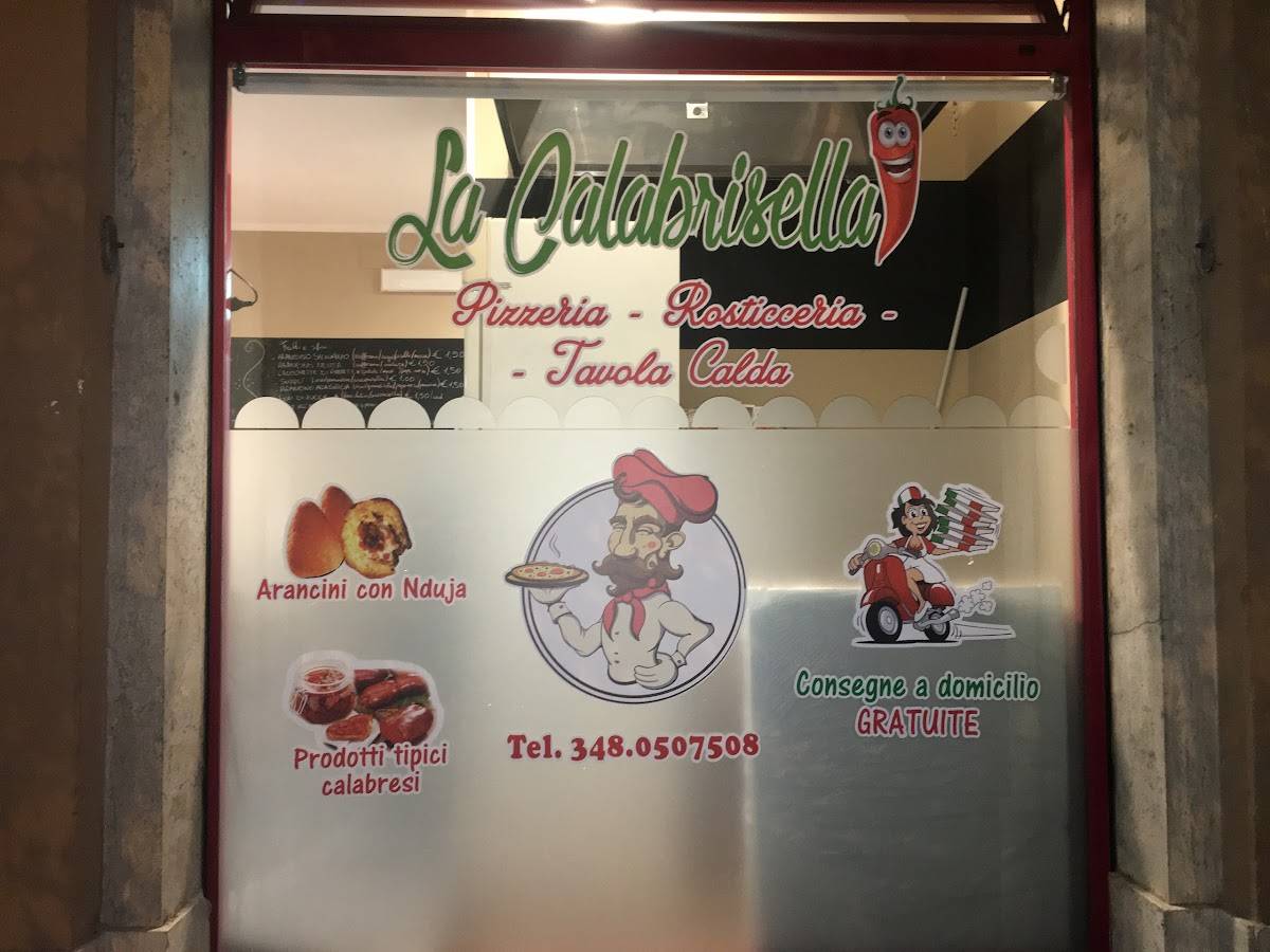 Menu da La Calabrisella pizzeria, Roma, Via Eleonora d'Arborea