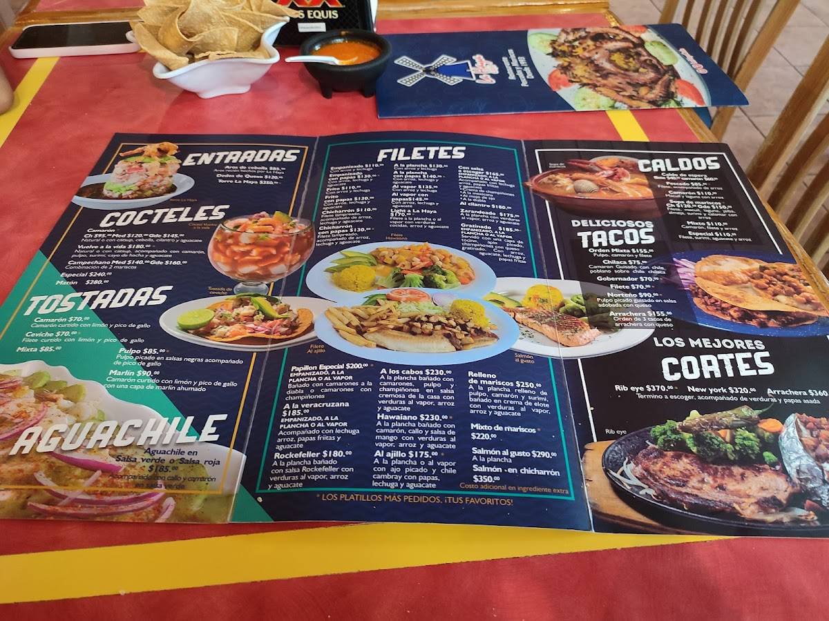 Carta del restaurante La Haya, Monterrey