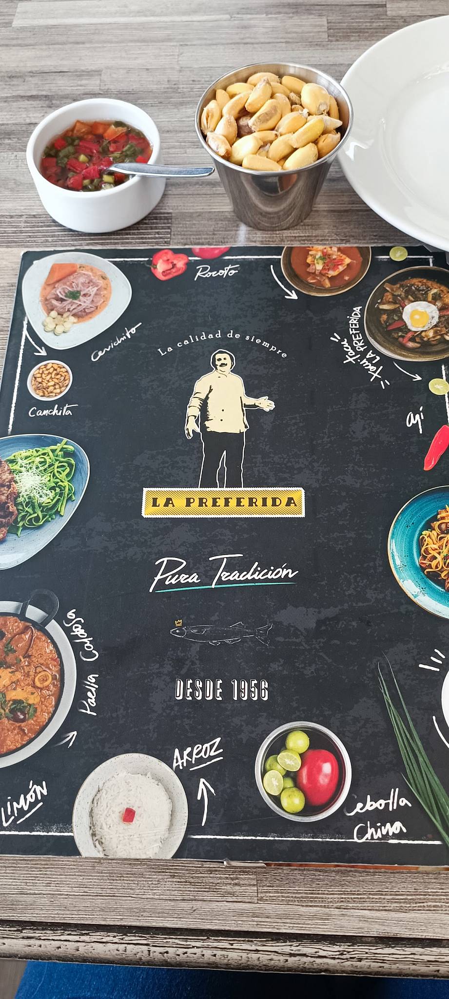 Carta del restaurante La Preferida, Santiago del Surco, Av La Encalada 908