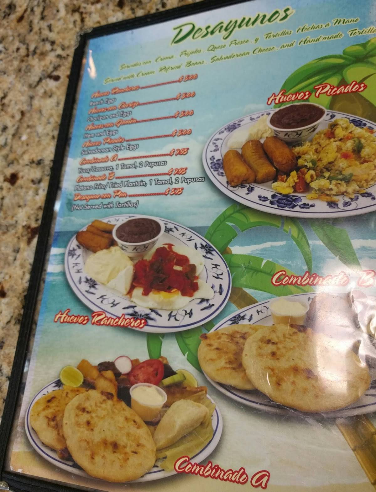 Menu at La Union restaurant, Houston, Wilcrest Dr