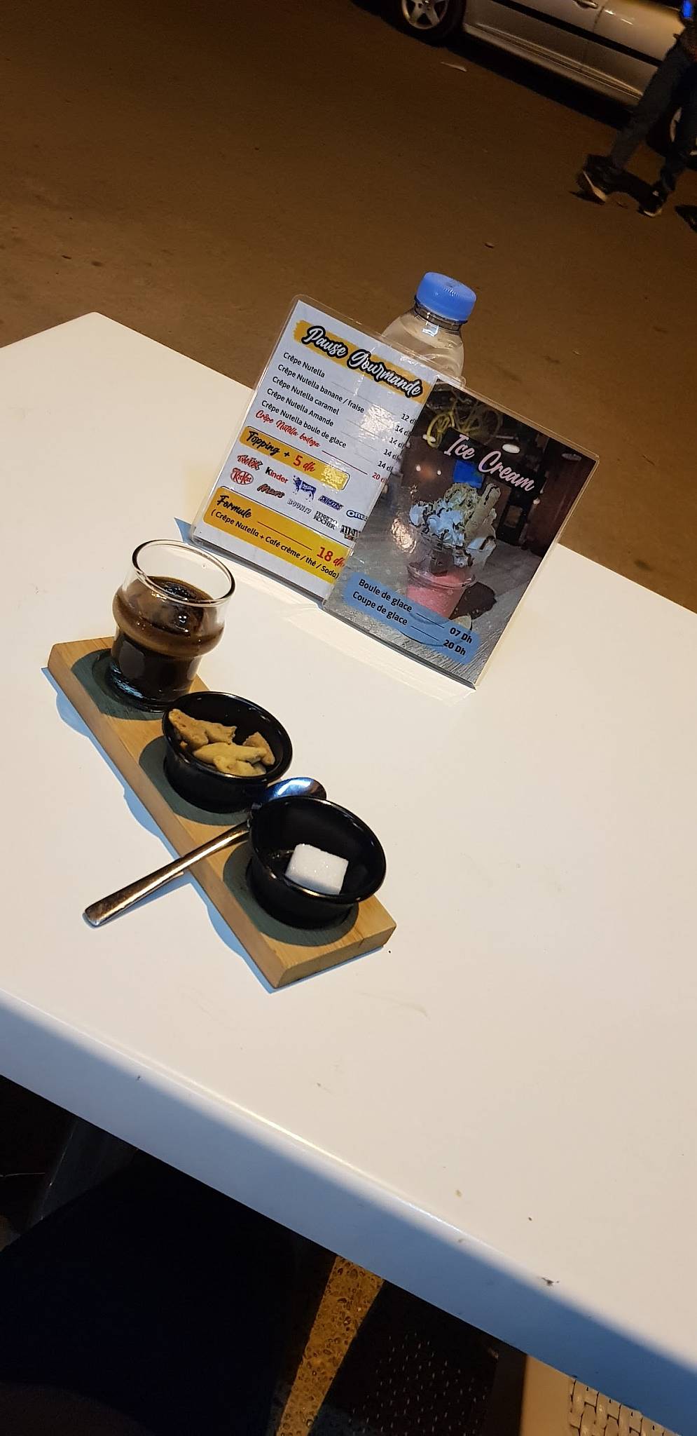 Menu au La Bodéga del Castillo : Café & Restaurant, El Kelaa des Sraghna