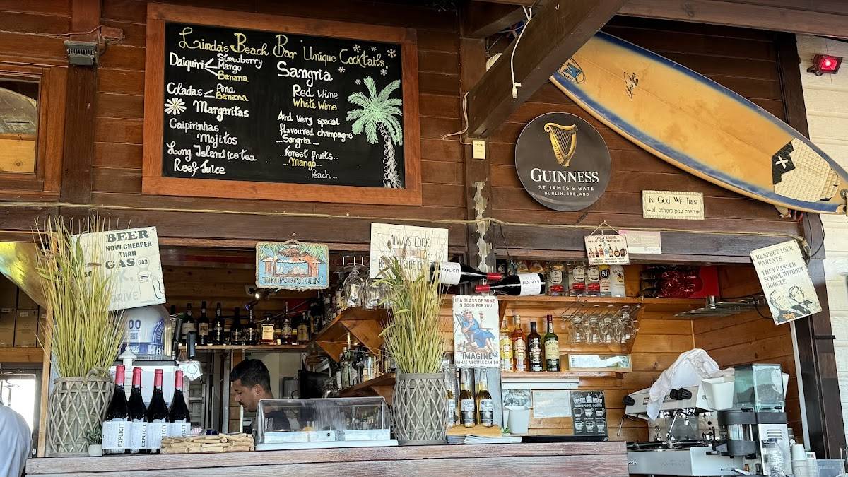 Menu em Linda The Beach Bar, Lagos
