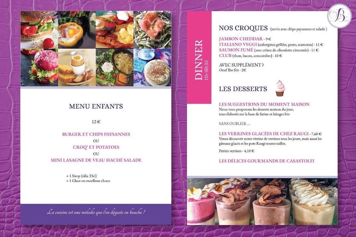 Menu au LE BOUDOIR Île-Rousse restaurant, L'Île-Rousse, Résidence Clos ...
