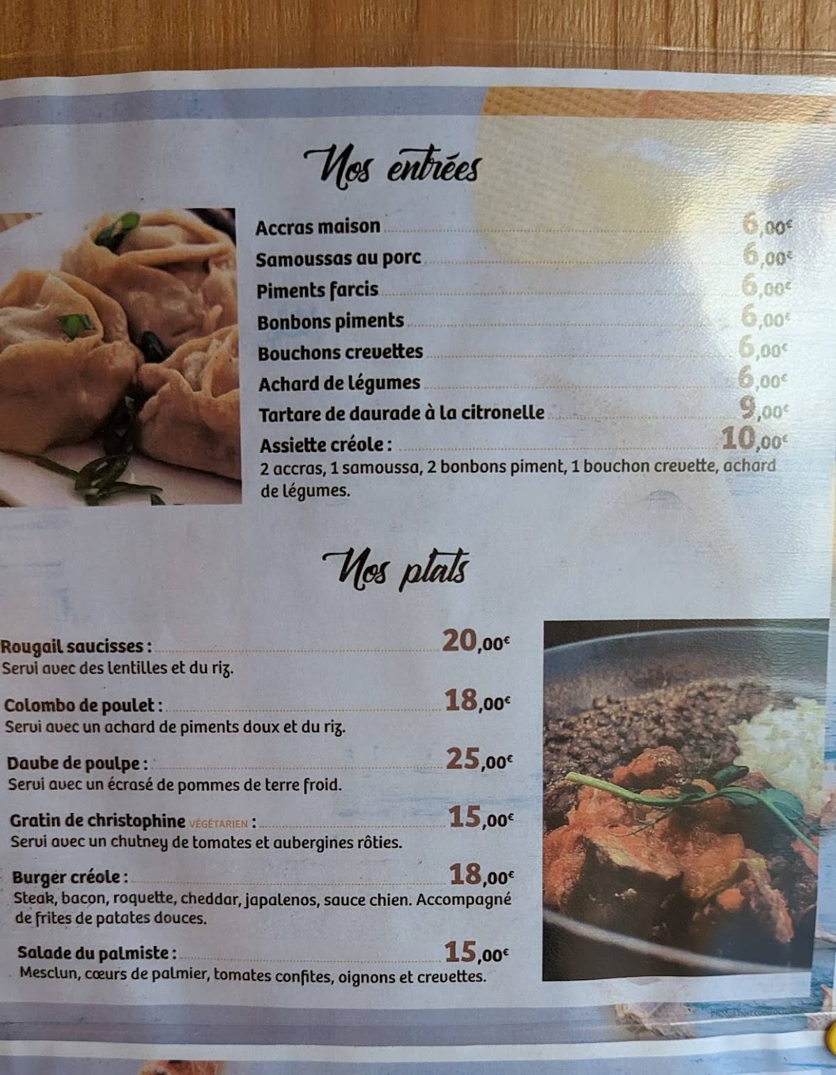 Menu au Le Châlet Dreux restaurant, Dreux