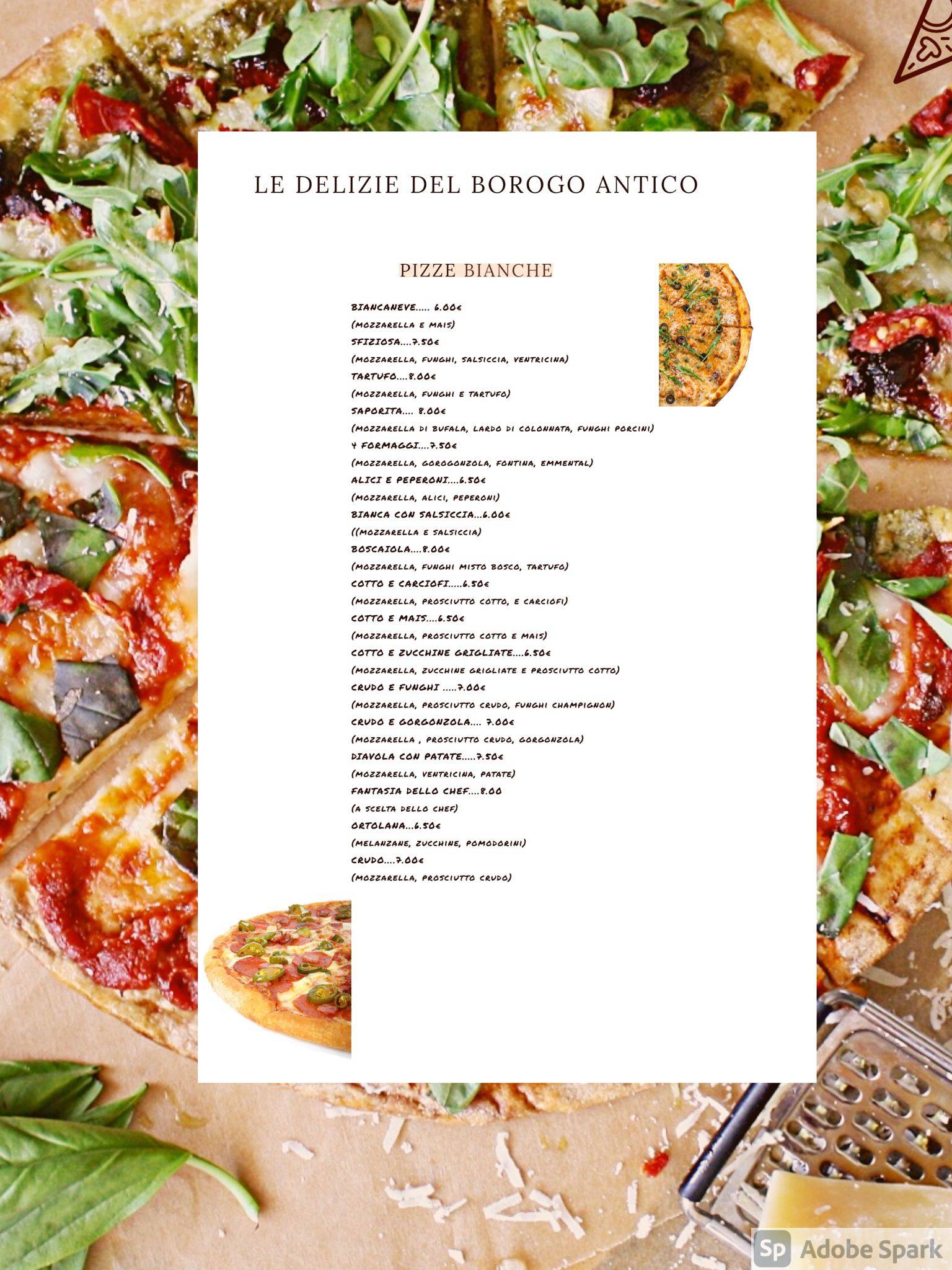 Menu da Le Delizie Del Borgo Antico ristorante, Archi