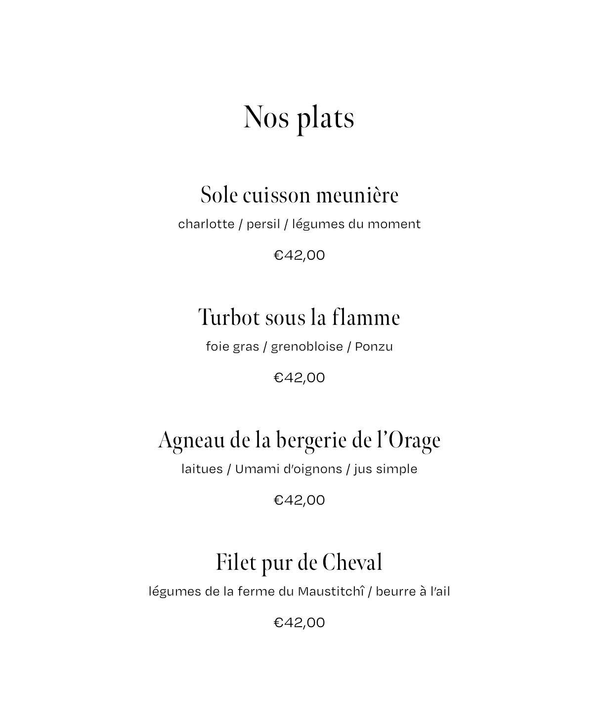 Menu au Le Val d'Heure, Montigny-le-Tilleul, Rue de la Station 25