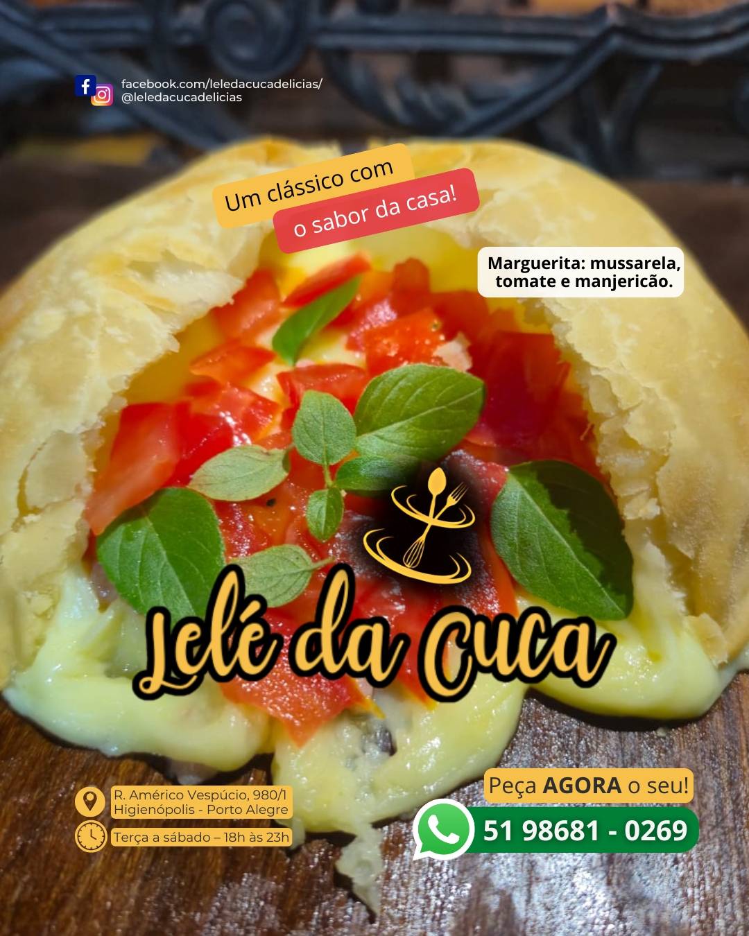Menu em Lelé da Cuca, Porto Alegre