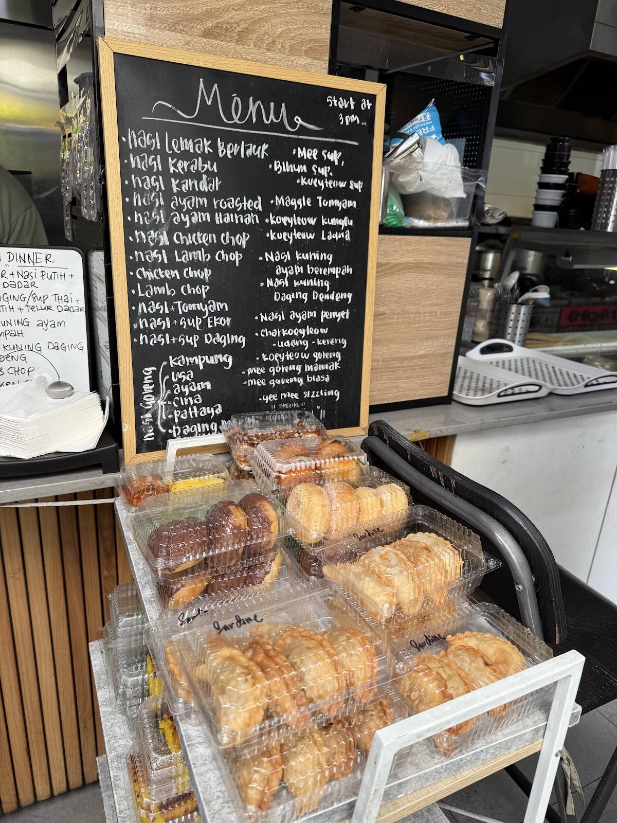 Menu at Lemak Manis Cafe, Guildford