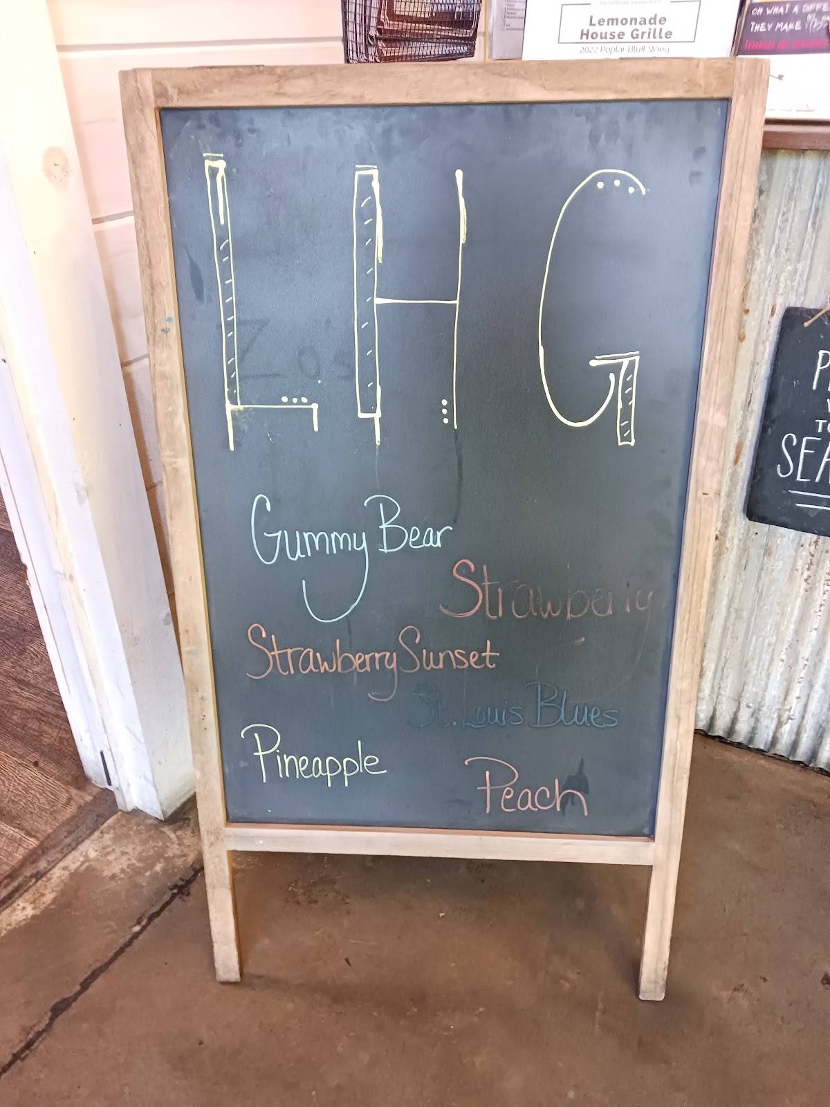 Menu at Lemonade House Grille restaurant, Poplar Bluff