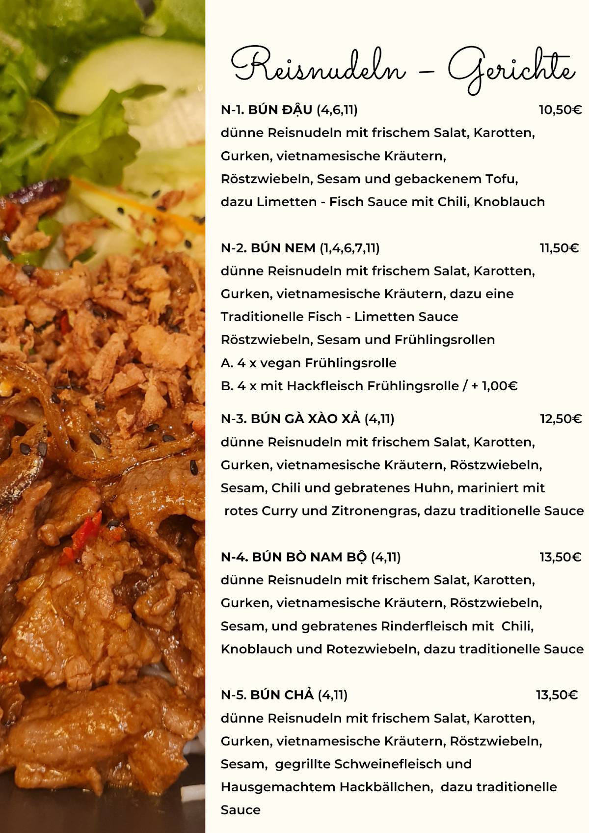 Speisekarte von Limika's House restaurant, Celle