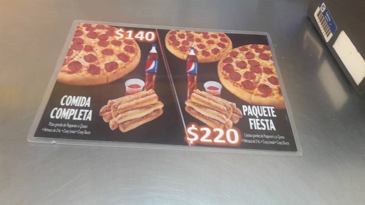 Menu at Little Caesars Obregon restaurant, Ciudad Obregón