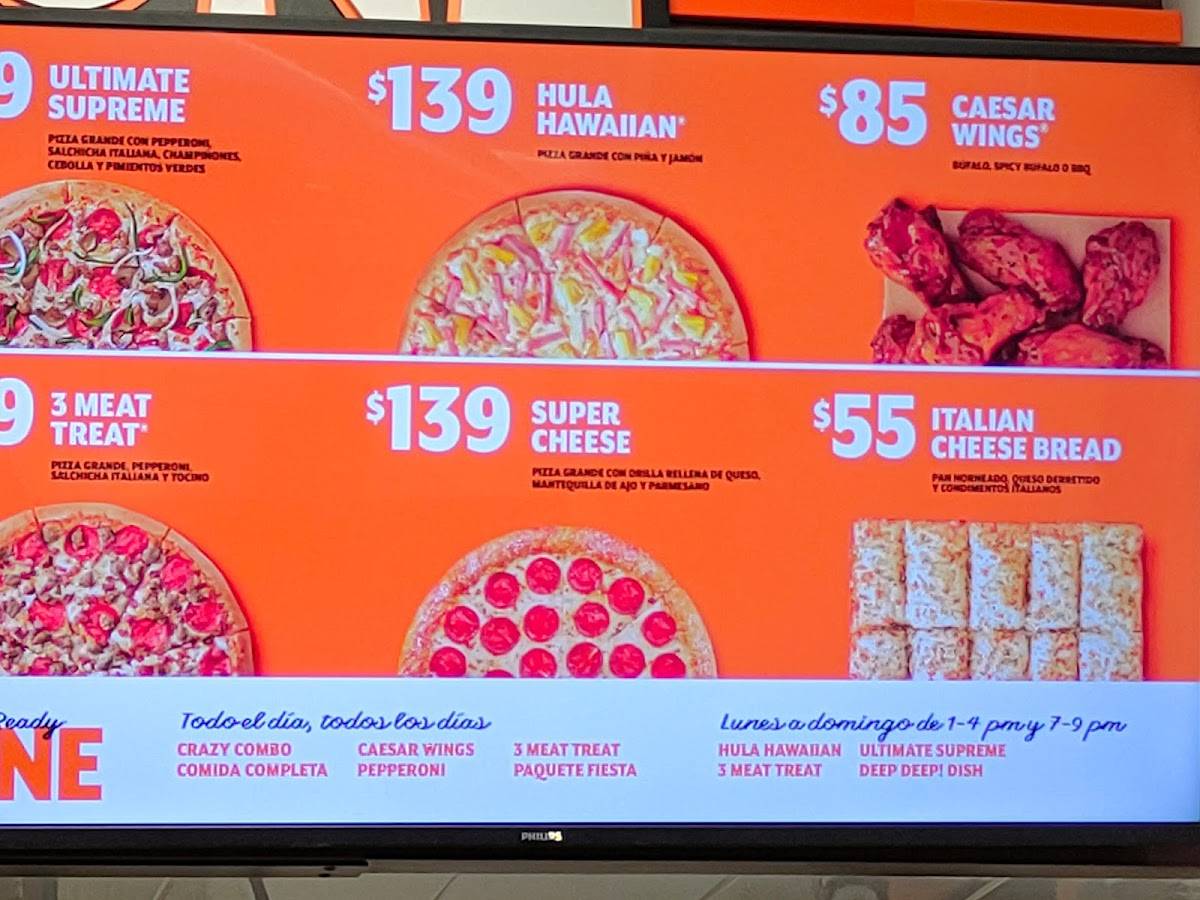 Carta del restaurante Little Caesars Pizzas Garza Sada, Monterrey, Av ...