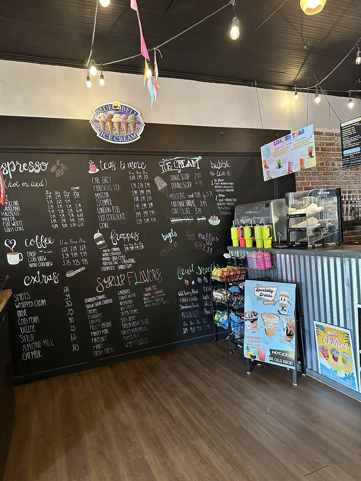 Menu at Little Dipper Coffee and Ice Cream restaurant, Sylvania