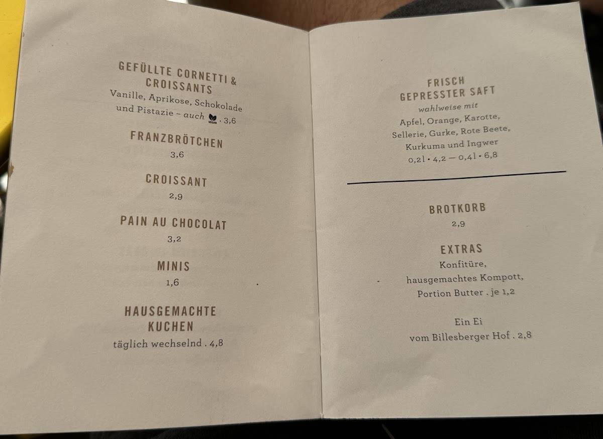 Speisekarte von Loretta Bar, München