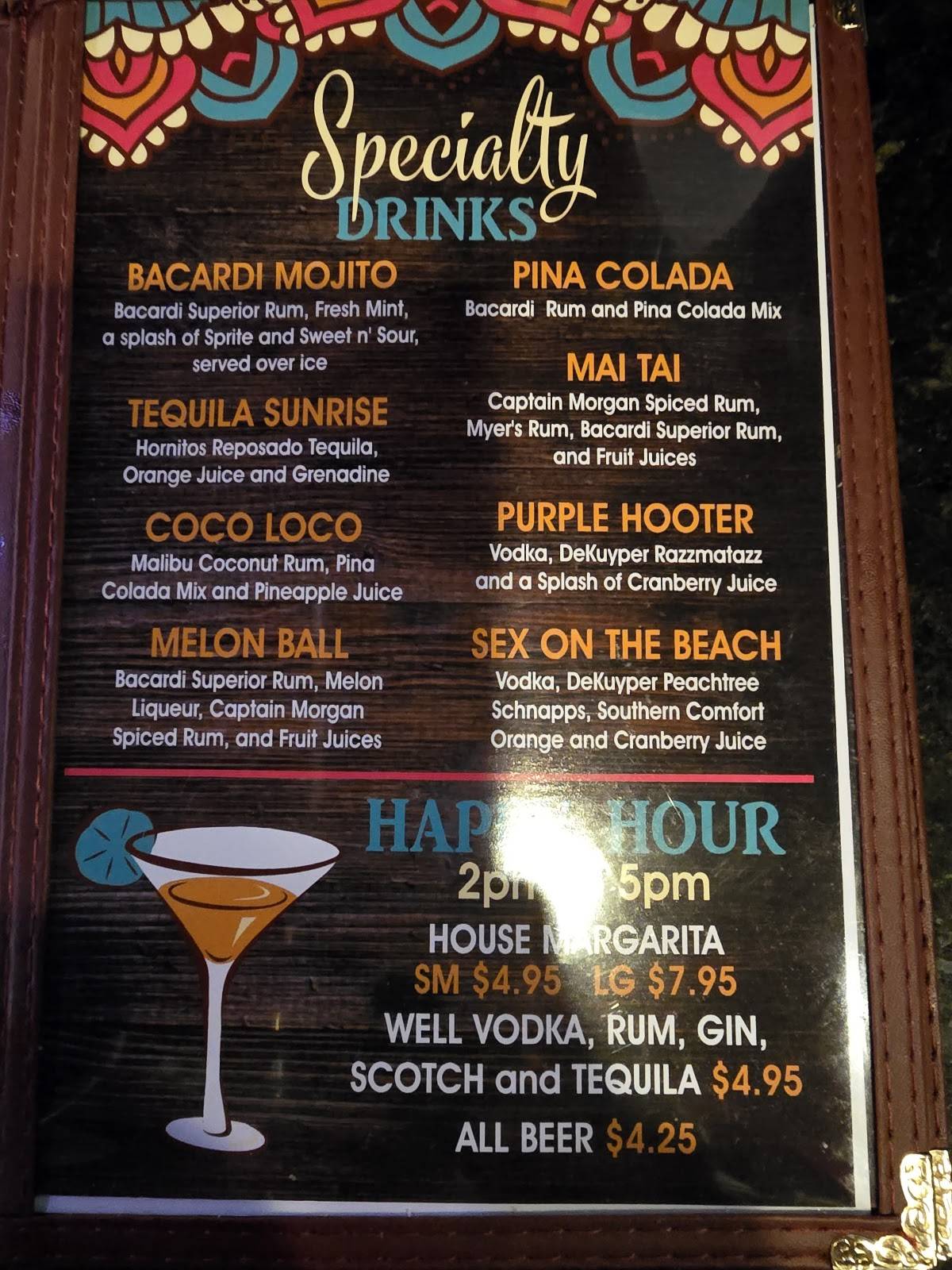 Menu at Los Corrales restaurant, Show Low, 59 W Deuce of Clubs