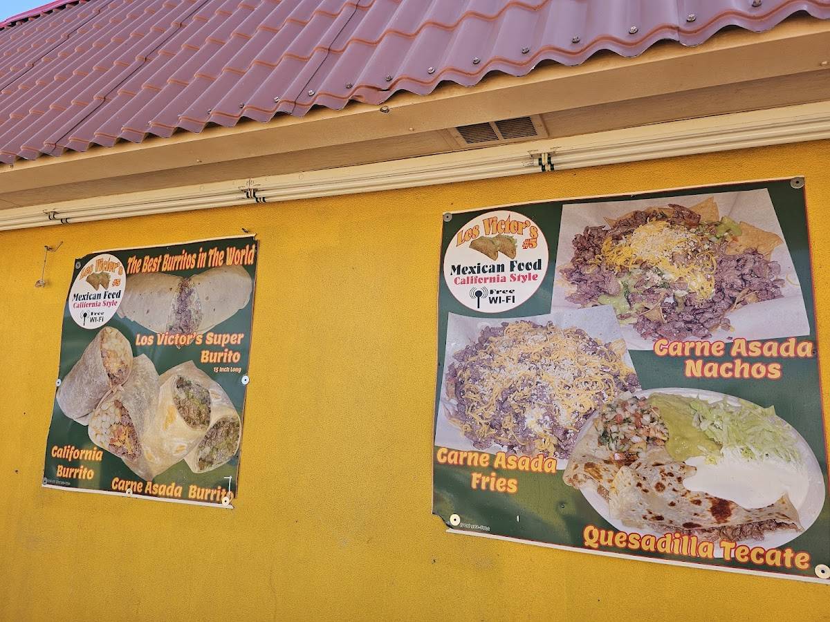 Menu at Los Victor's Mexican Food California Style #5 restaurant, Deming