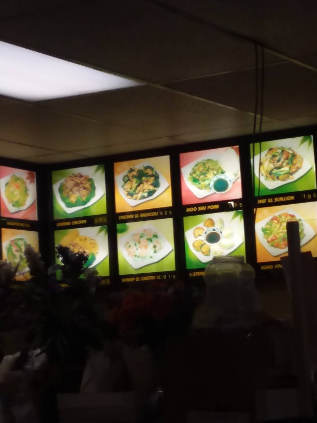 Menu at Lung Fung Restaurant, Zion