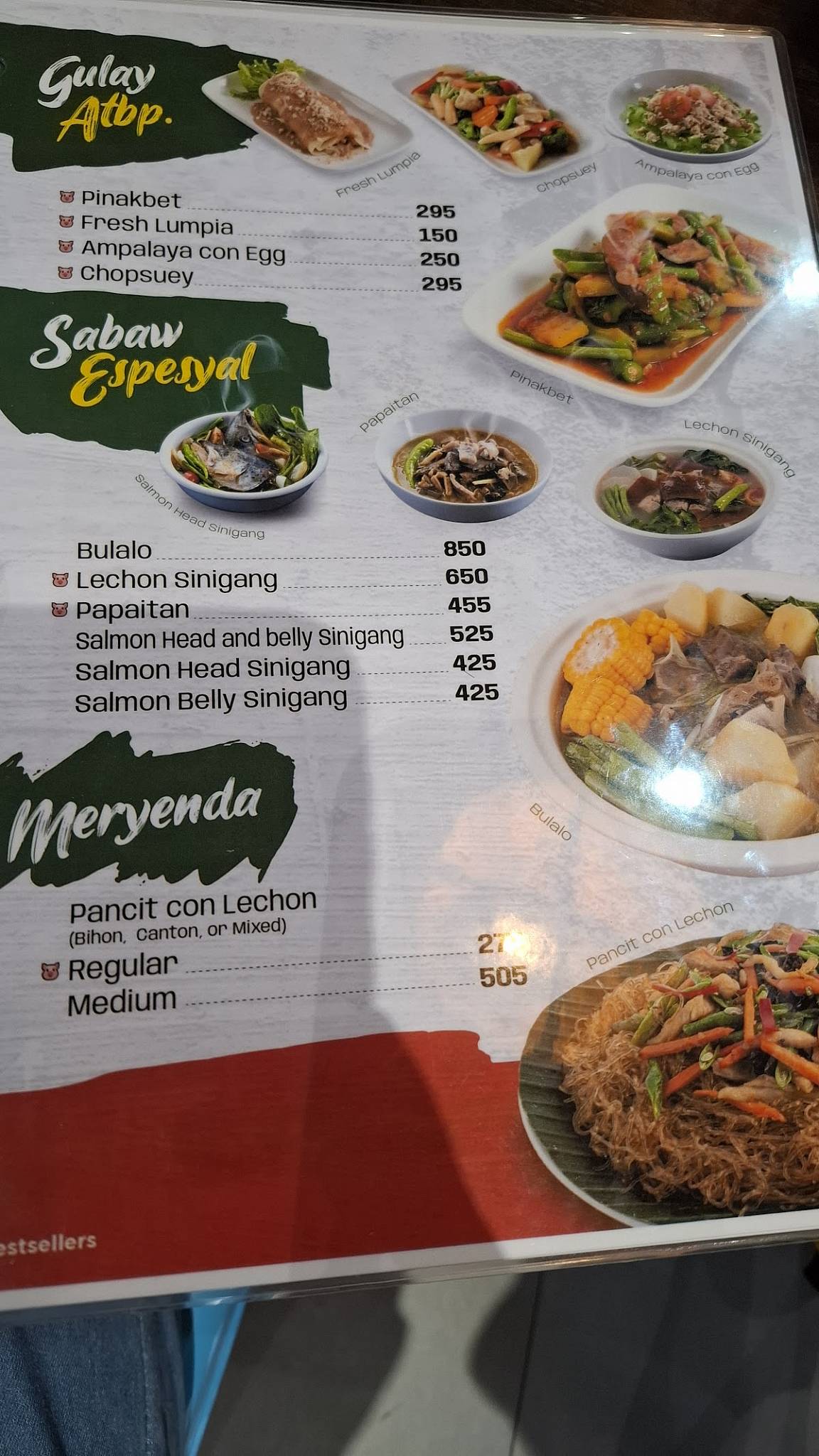 Menu at Lydia's Lechon Los Baños - The Best Lechon in Manila restaurant ...