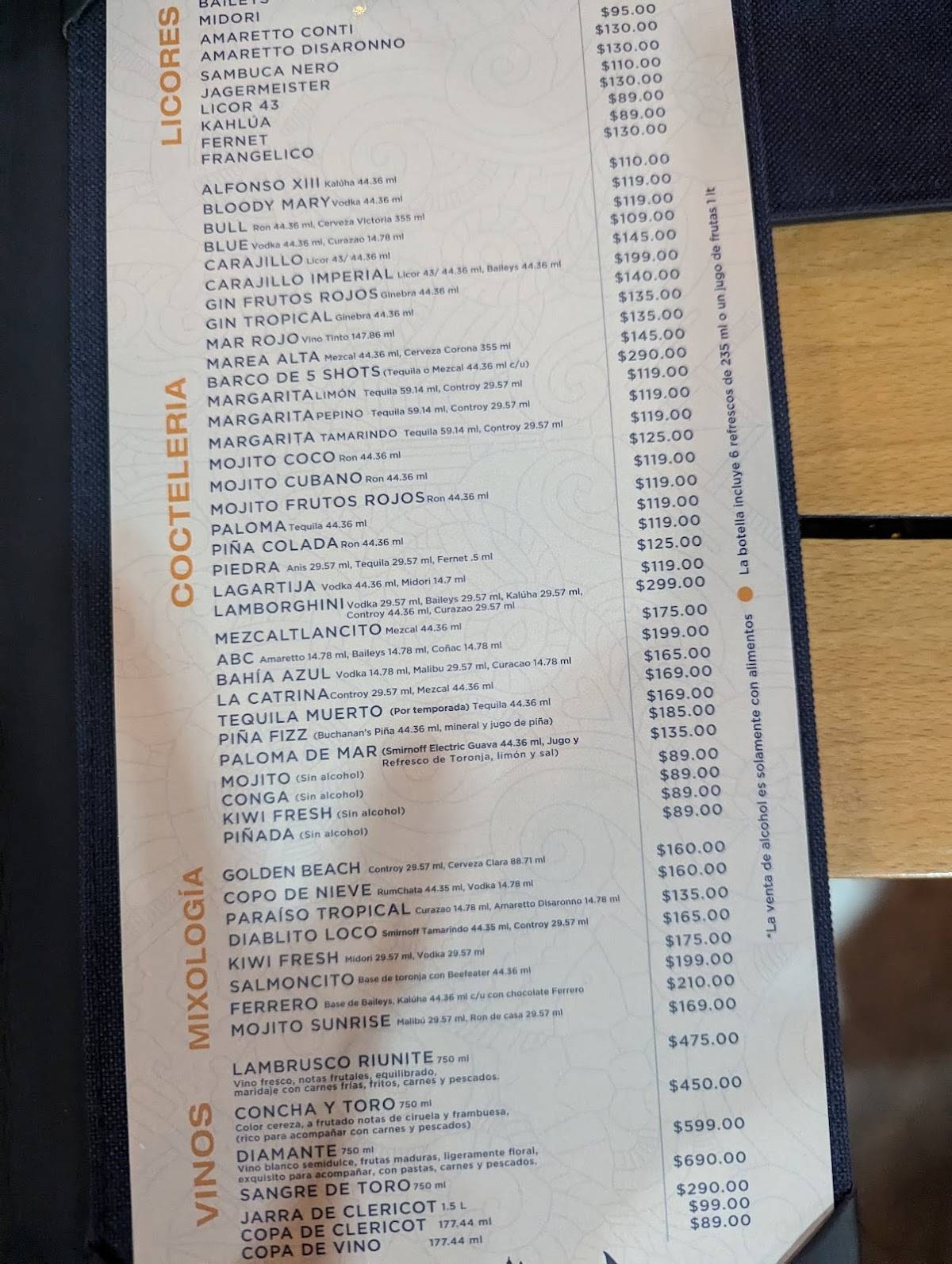 Carta del restaurante MAZATLANCITO NEZA, Nezahualcóyotl, C. Indio ...