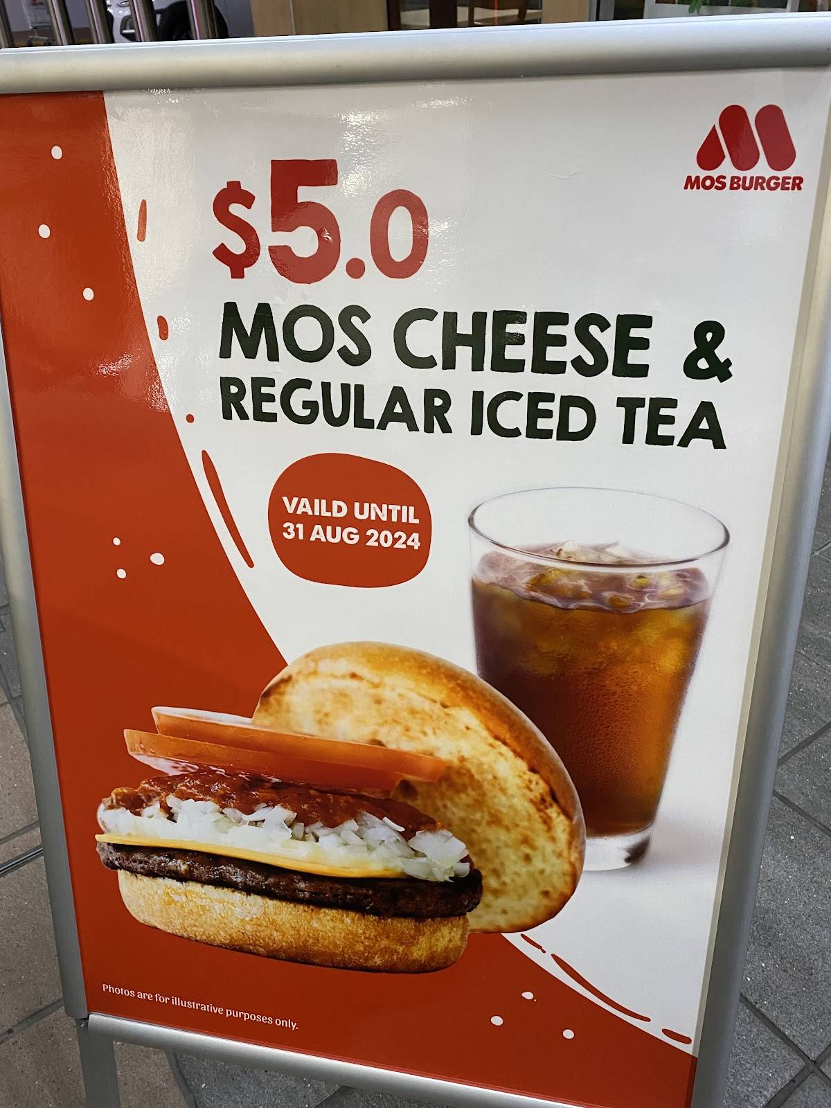 Menu at MOS BURGER fast food, Sunnybank, Shop 34