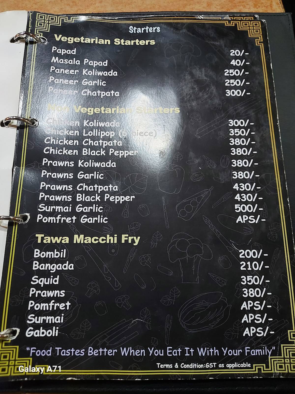 Menu at Maasoli Lunch Home(Byculla), Mumbai, 2nd