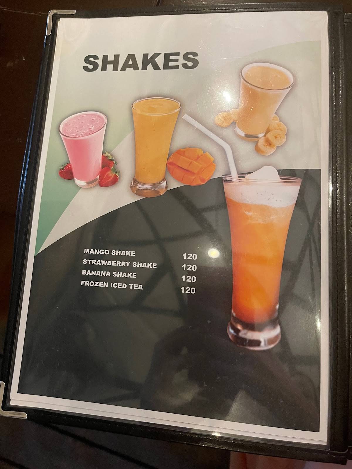 Menu at Maco Manok restaurant, Cebu City, Holy Family Rd